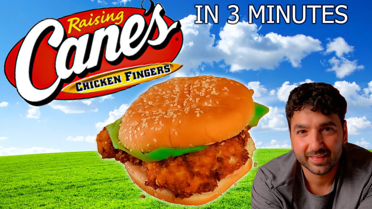 Raising Canes Chicken Sandwich ( Home Made ) - YouTube