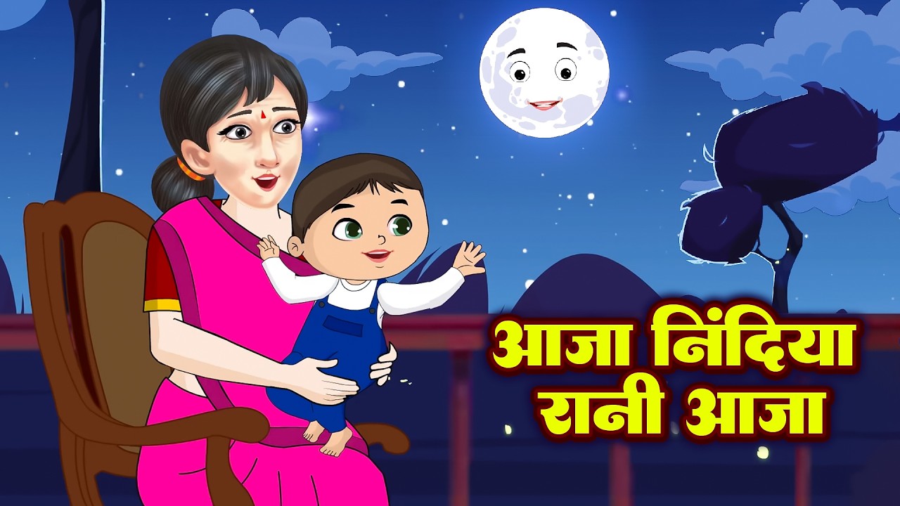 आजा निदिया रानी | Aaja Nidiya Rani Aaja | Sleeping Poem For Kids Rhymes ...
