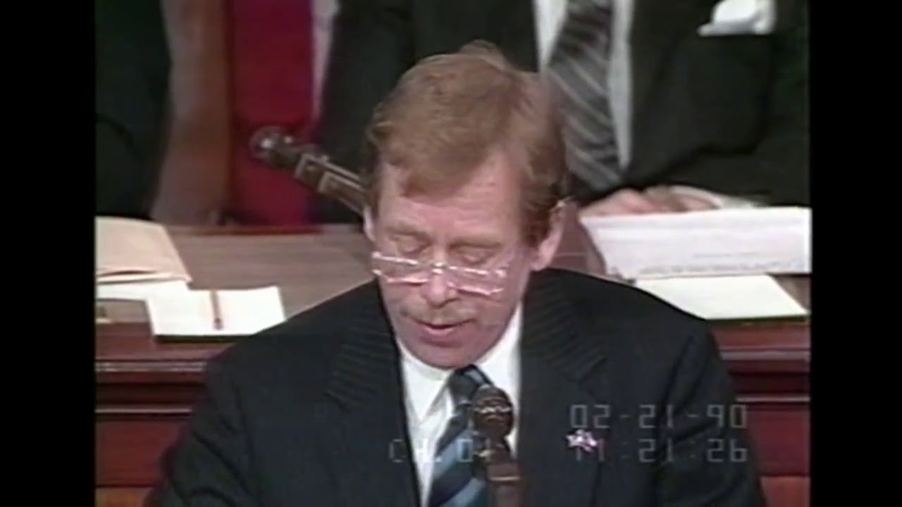 President Havel's Speech at the U S Congress in 1990 Projev prezidenta ...