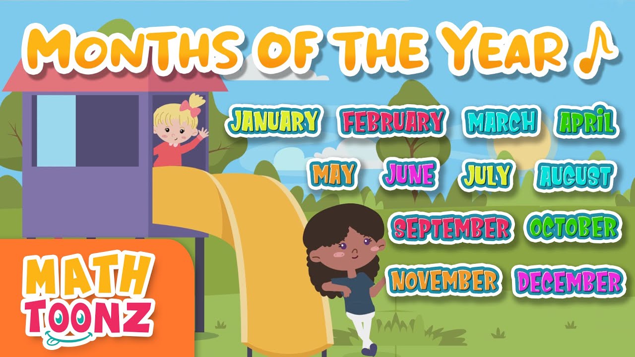 The Calendar Fun Song! 12 Months of the year | Math Toonz | Learning ...