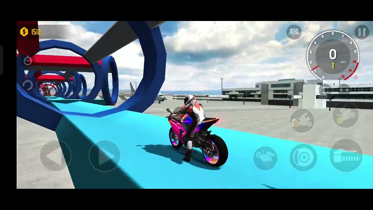 bike stunt funny video - YouTube