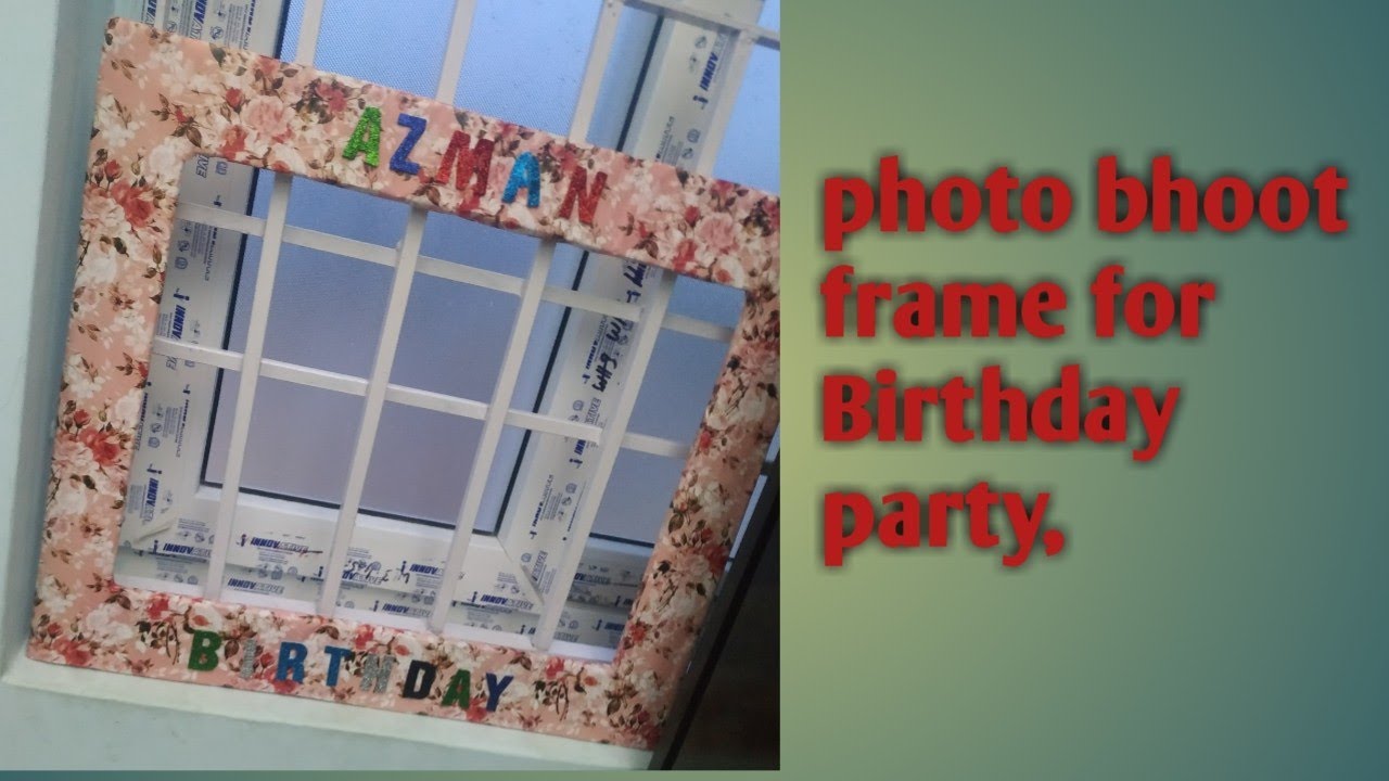 Photo bhoot frame for birthday celebration🎉🍾🎊 - YouTube