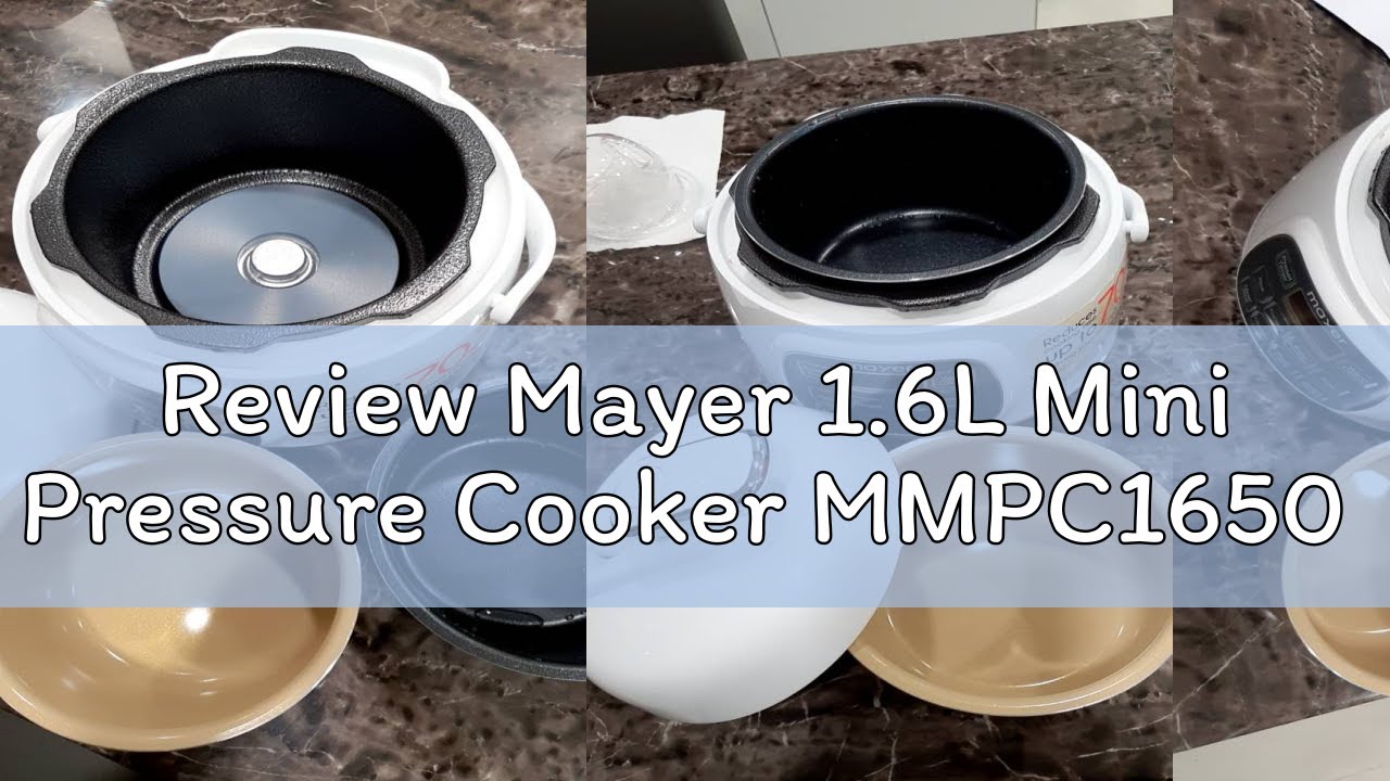 Review Mayer 1.6L Mini Pressure Cooker MMPC1650 - YouTube