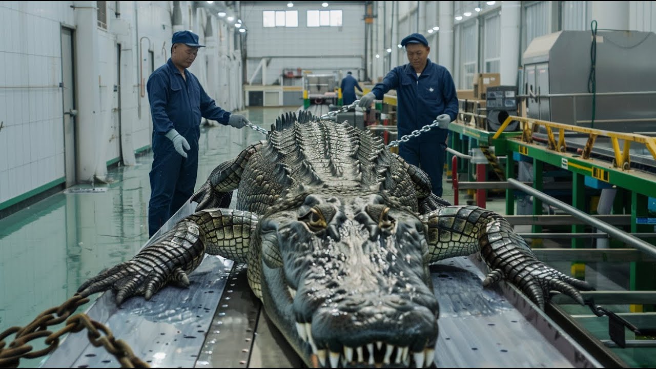 Crocodile processing, How to make billions of dollars from crocodile ...