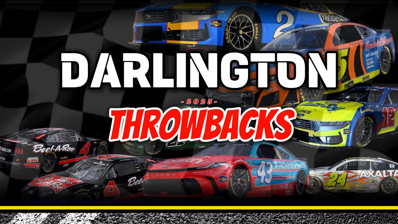 2025 NASCAR Darlington Throwbacks: Rated And Reviewed - YouTube