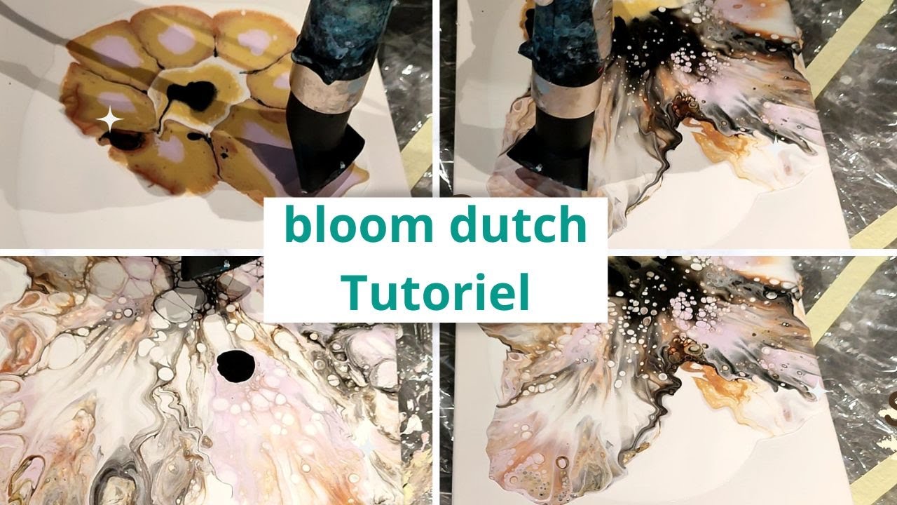 POURING : Réaliser un BLOOM DUTCH facilement ? Tuto N°1 - YouTube