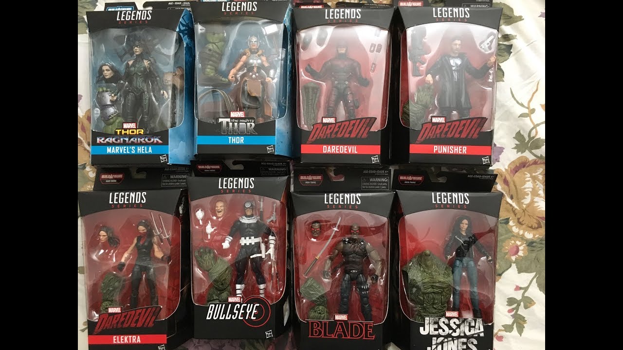 My Marvel Legends Figure Haul PART 2! MCU The DEFENDERS, Thor Ragnarok ...