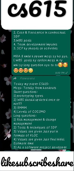 CS615 current Final Term Papers | CS615 current papers | Final term Spring 2022 | VU current ...