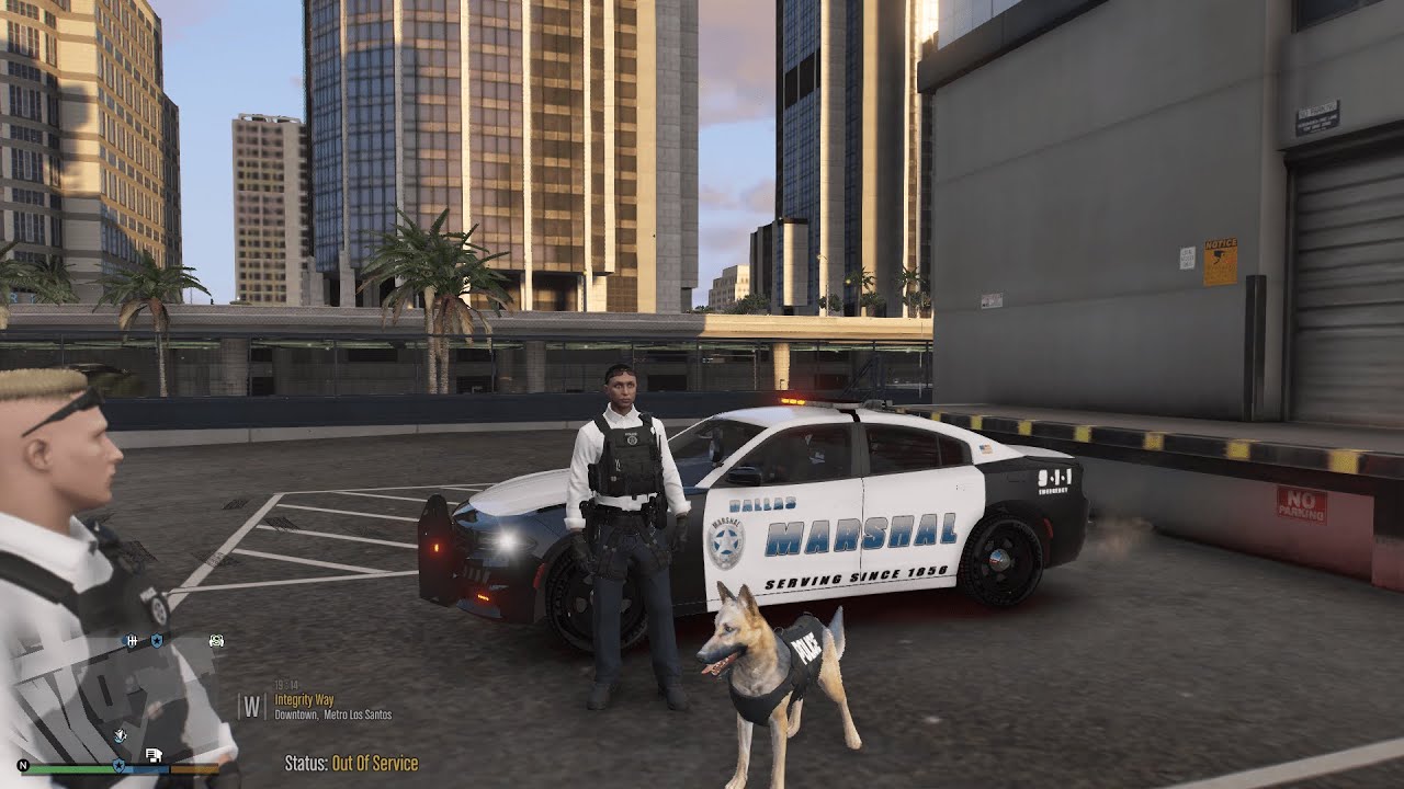 US Marshal Service K9 Patrol - GTA V - LSPDFR - YouTube