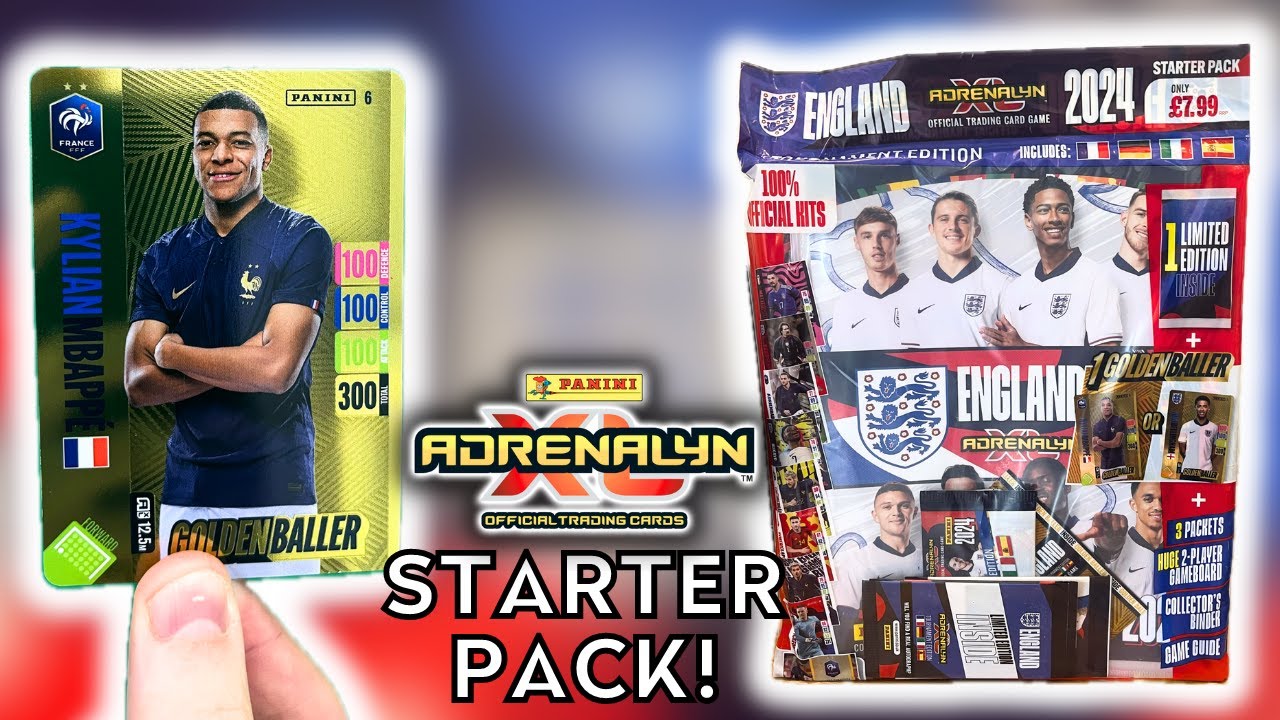 MBAPPE GOLDEN BALLER! | PANINI ADRENALYN XL ENGLAND 2024 TOURNAMENT ...