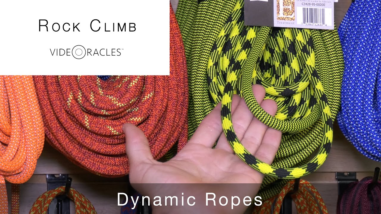 Dynamic Ropes for Rock Climbing - YouTube