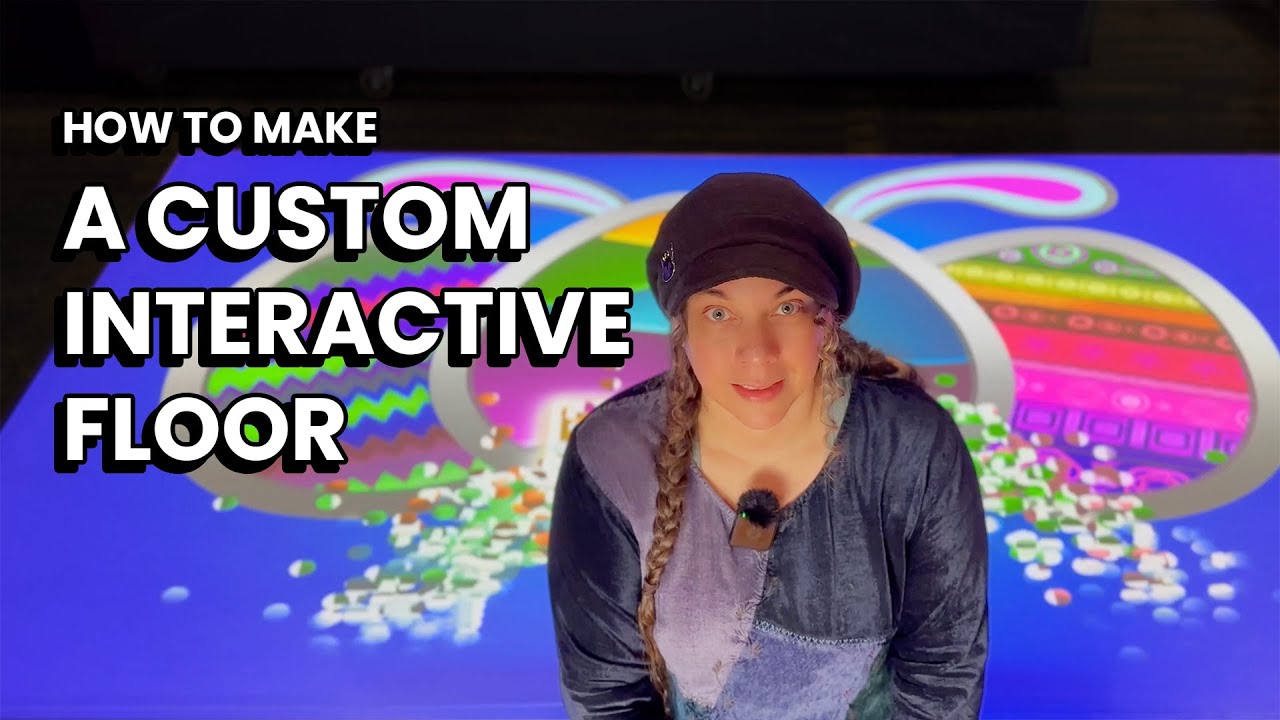 How to make a custom interactive floor for Easter - YouTube