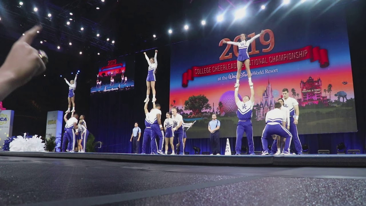 University of Kentucky Cheer - 2019 National Champs (best angle) - YouTube