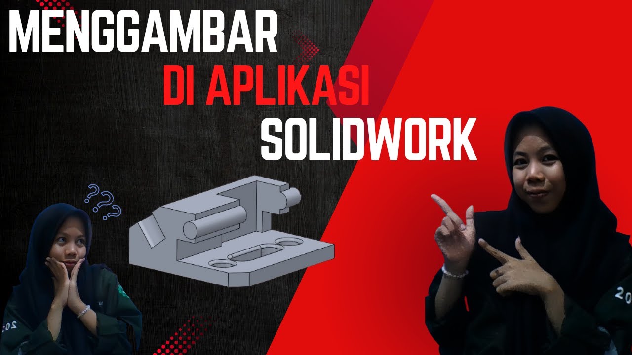 TUTORIAL MENGGAMBAR PART FIXTURE BLOCK PADA SOLIDWORK - YouTube