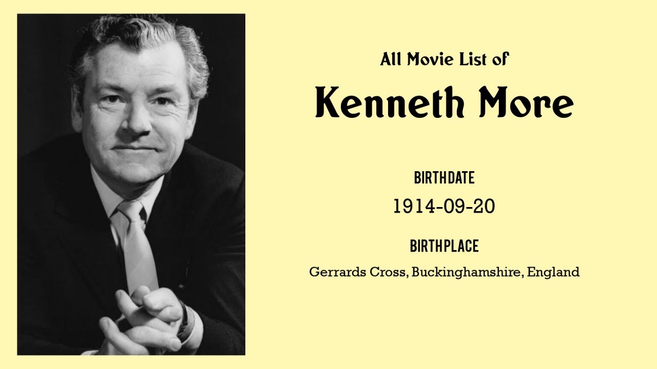 Kenneth More Movies list Kenneth More| Filmography of Kenneth More ...