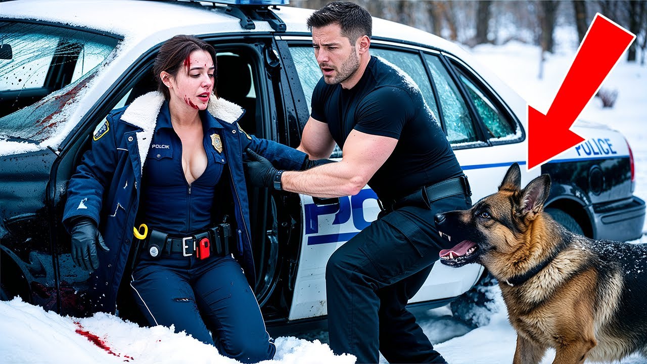 A Single Dad Save Injured Female Officer, What He And His K9 Dog Did ...