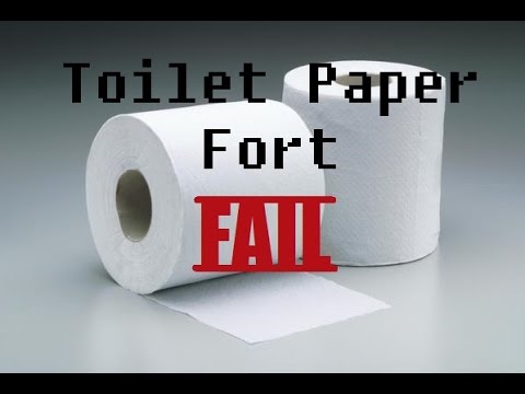 Toilet Paper Fort FAIL With _GassonGaming HD_ and little bro - YouTube