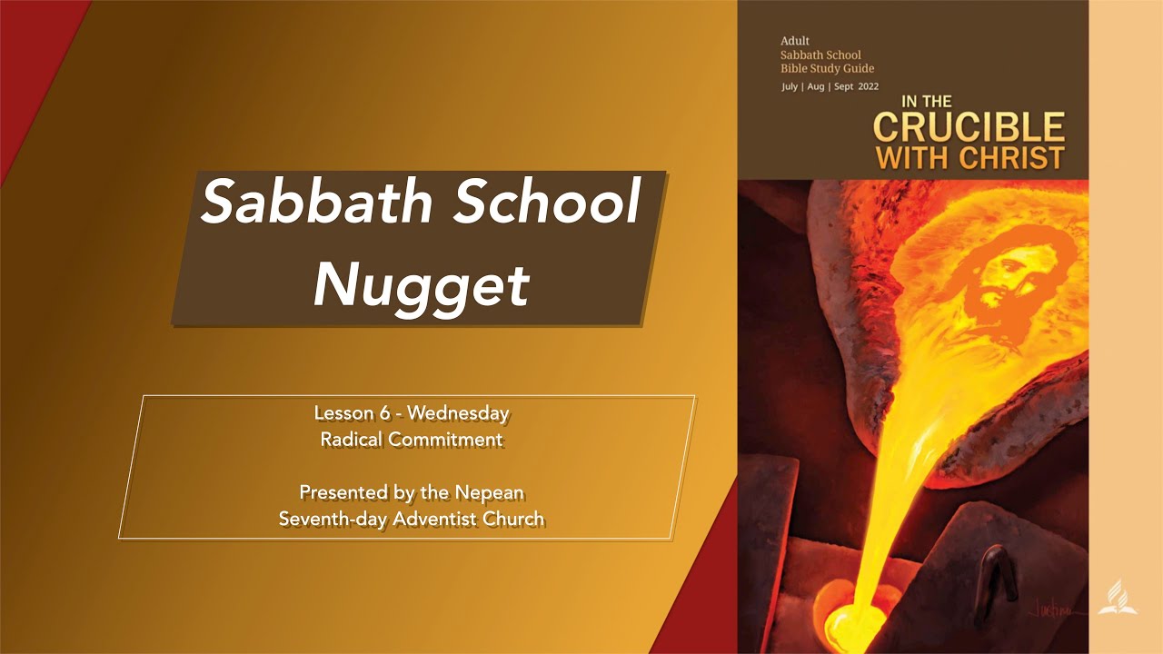 Lesson 6 - Wednesday - Radical Commitment - YouTube