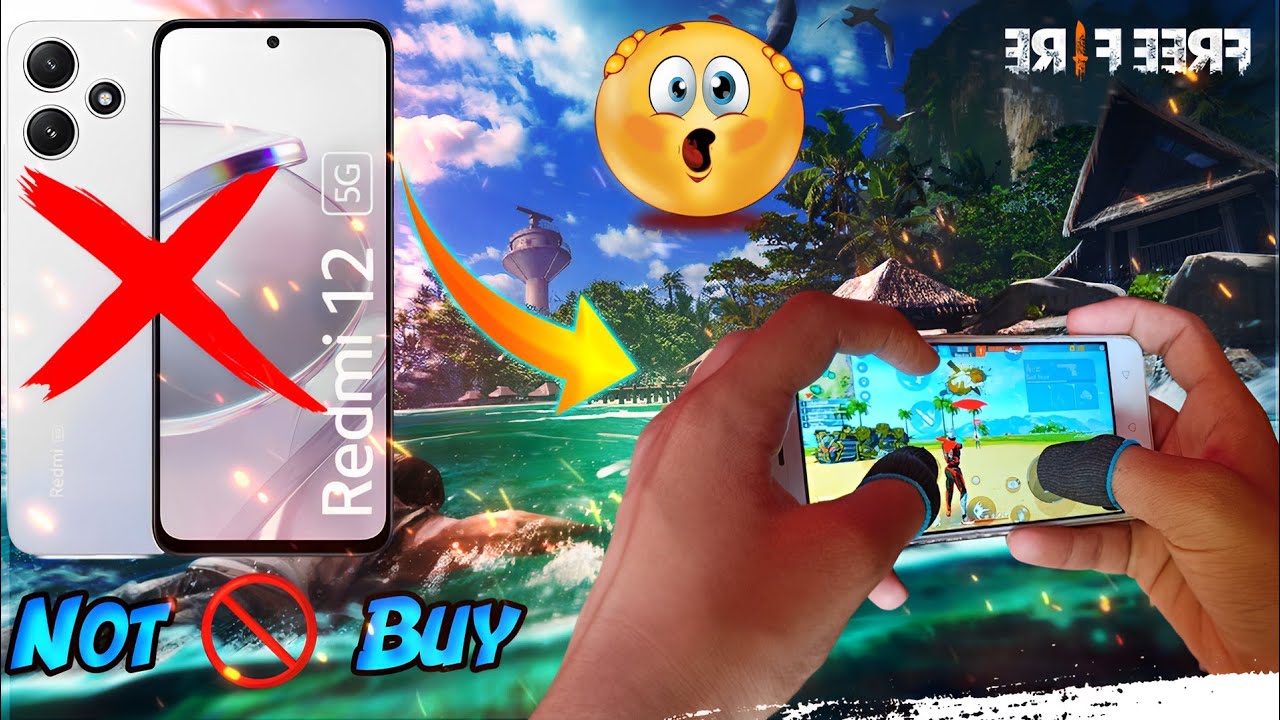 Redmi 12 5g free fire test || Redmi 12 5g gaming test | Redmi 12 5g ...