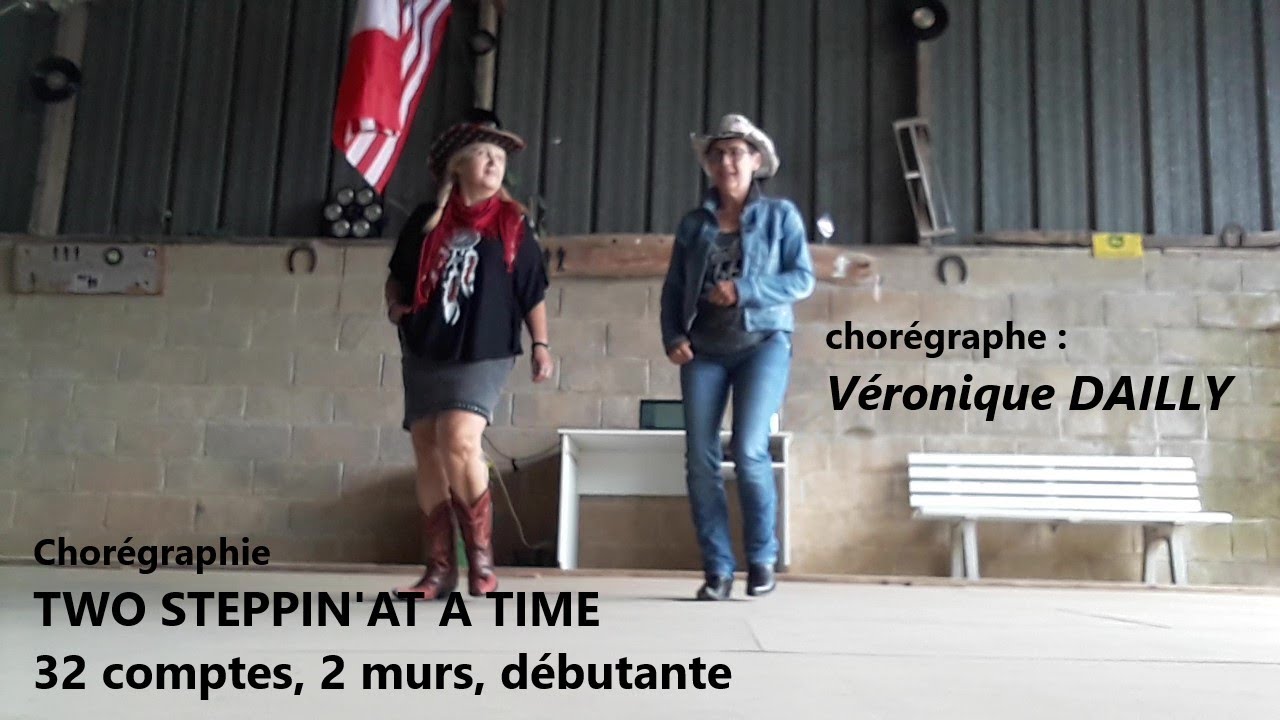 TWO STEPPIN' AT A TIME, line dance country - YouTube