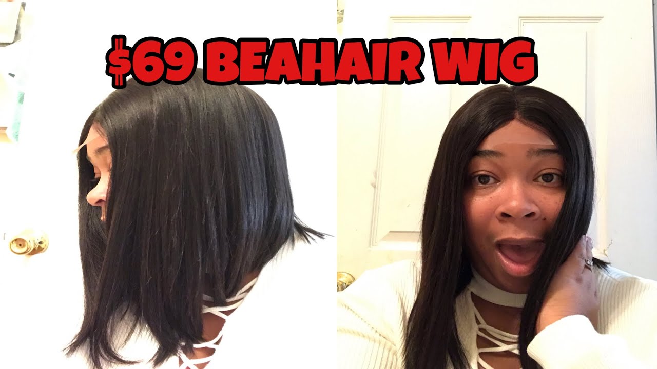 $69 HUMAN BRAZILIAN HAIR WIG| BEAHAIRS - YouTube