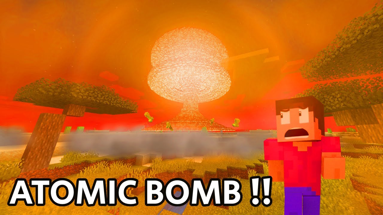 The TRUE Minecraft 1.18 GIGANTIC Atomic Bomb !!! - 2021 - YouTube