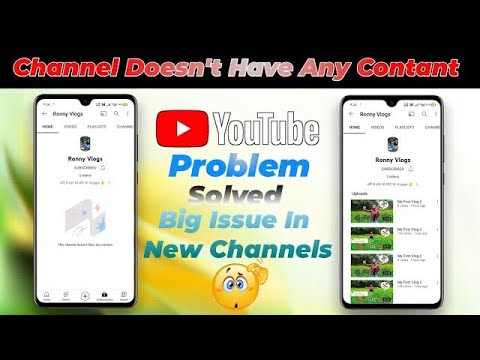 This Channel Doesn't Have Any Contant | Youtube Videos Not Showing ...