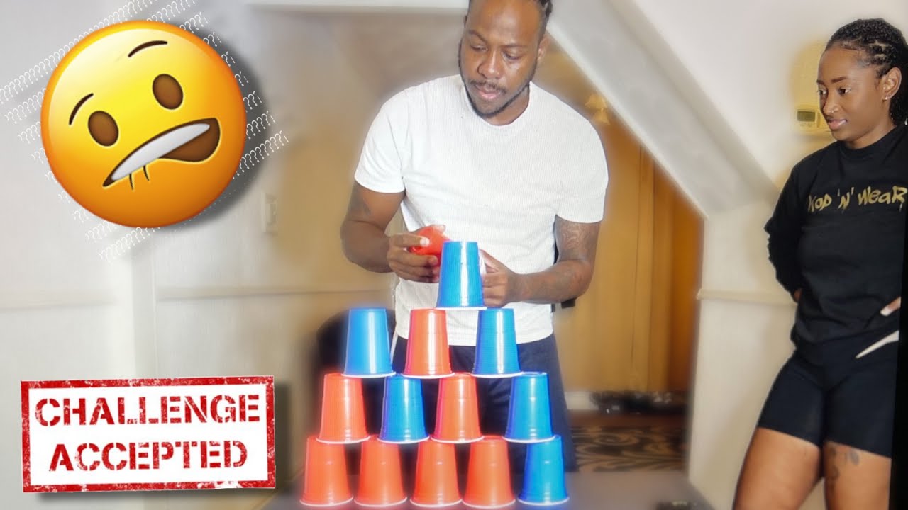 CUP STACKING CHALLENGE| The Loser got punished... - YouTube