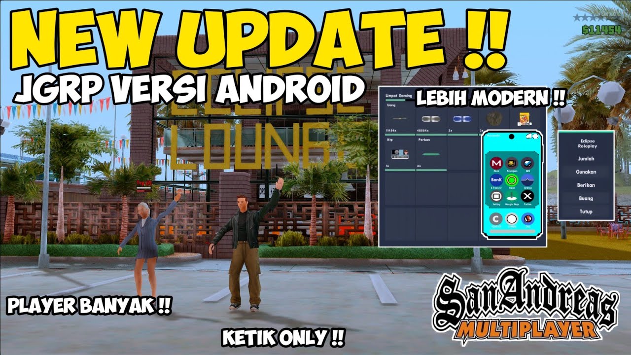 NEW UPDATE SERVER MIRIP JGRP VERSI ANDROID !! LEBIH MODERN !! REVIEW SERVER GTA SAMP ROLEPLAY ...