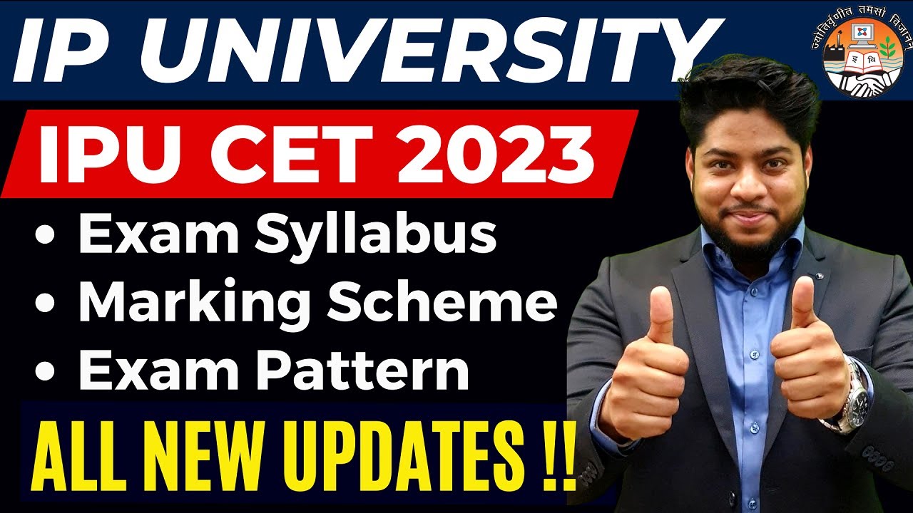 IP University 2023: New Entrance exam Pattern Syllabus🔥 Important ...