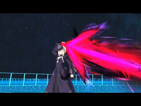 【FGO】闇に舞うサクラ セイバーオルタ 4T - YouTube