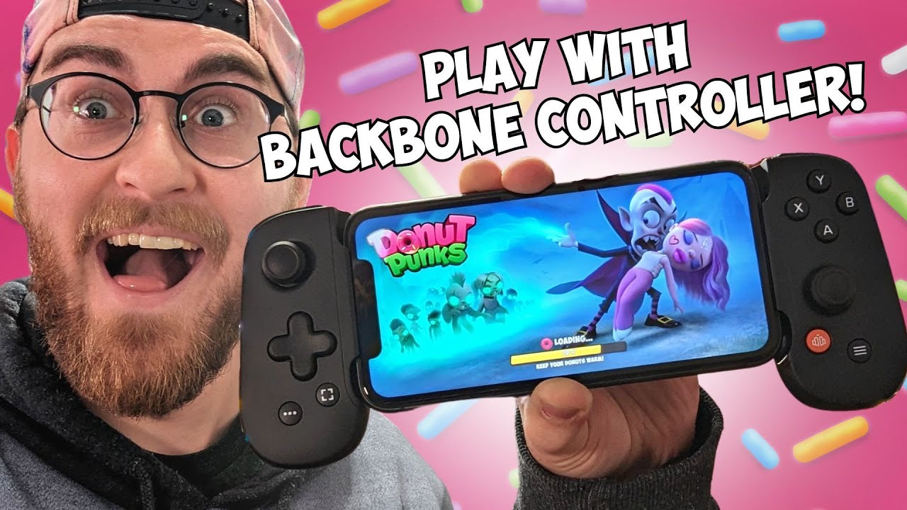 🍩 Play Donut Punks with the Backbone Controller 🎮 - YouTube