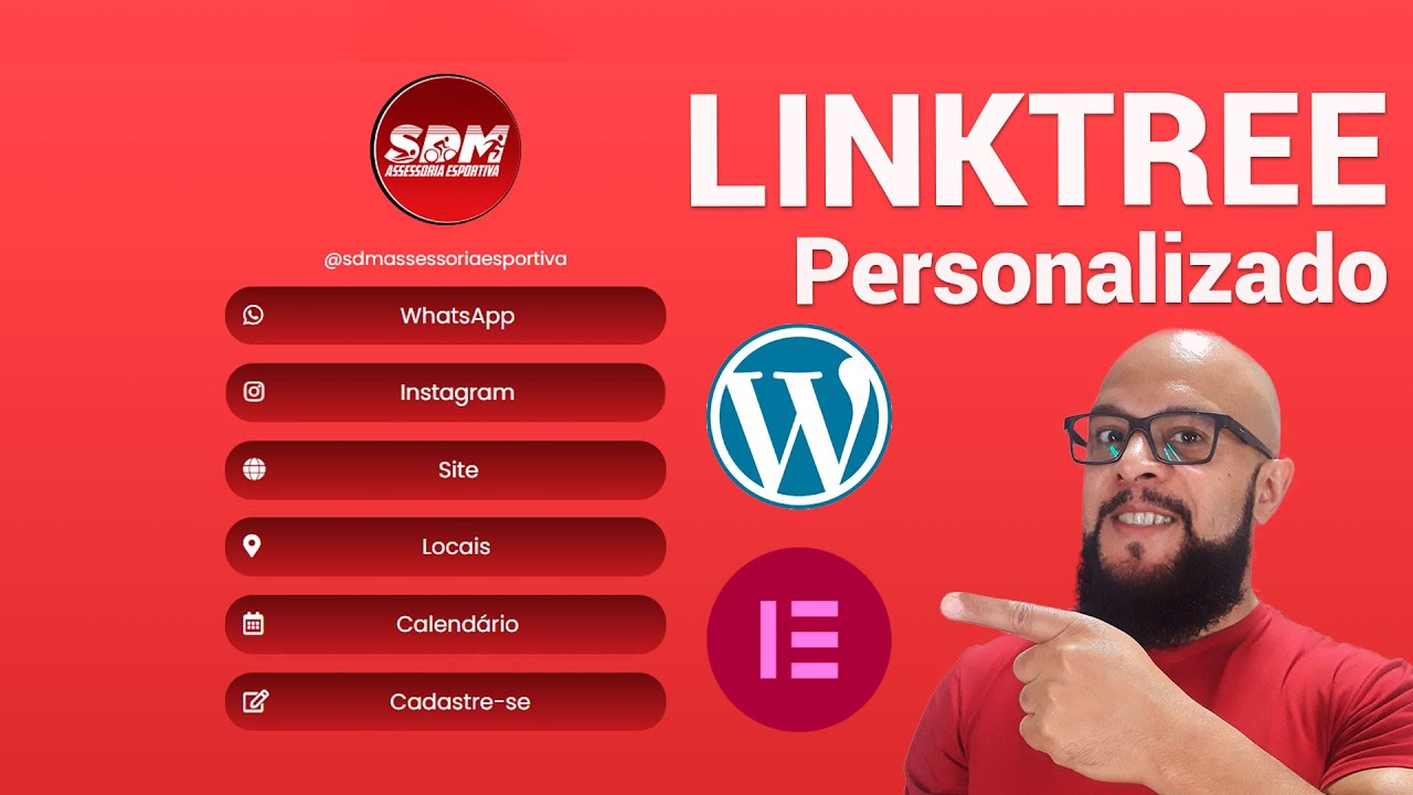 [PASSO A PASSO] Criar seu Próprio LINKTREE NO ELEMENTOR para o Instagram - YouTube