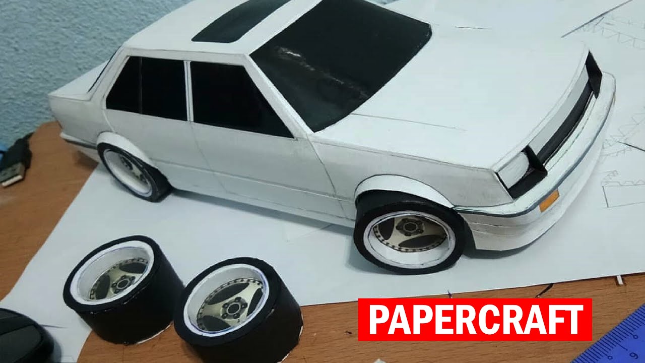 HOW TO MAKE PAPERCRAFT TYRE RIM - YouTube