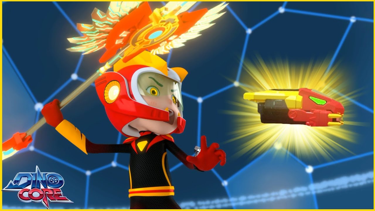 Dinocore Game Season 1 | | Dinosaur Robot | Power Rangers Cartoon - YouTube
