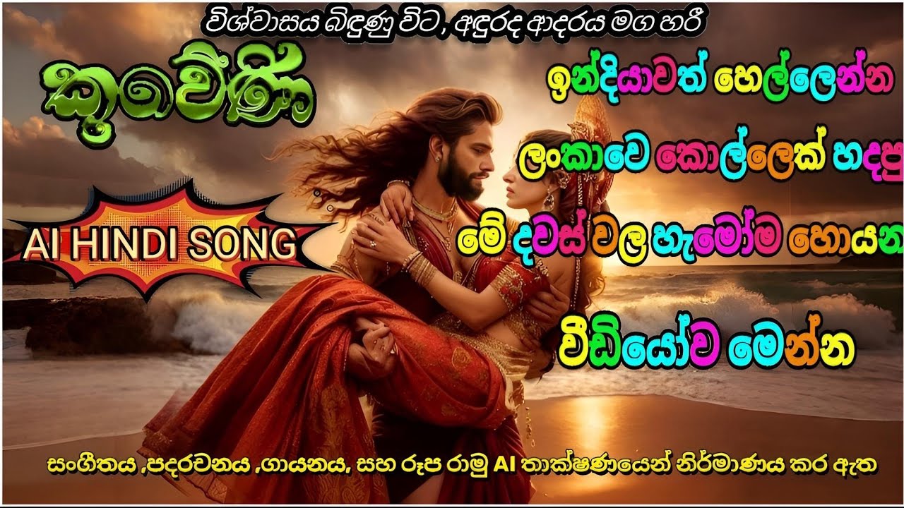 KUVENI - AI ඇසින් කුවේණී , HINDI SONG - YouTube