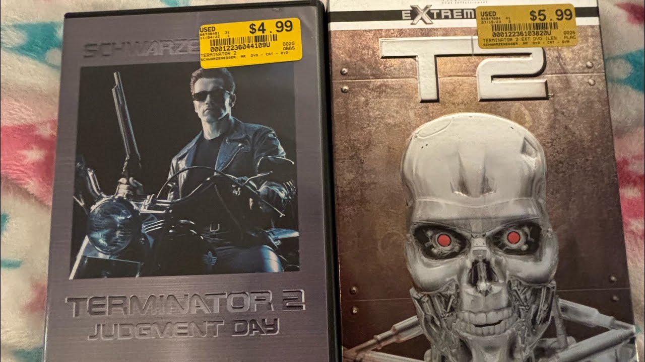 Terminator 2 Judgement Day 1991 Standard and Extreme Edition DVD review ...