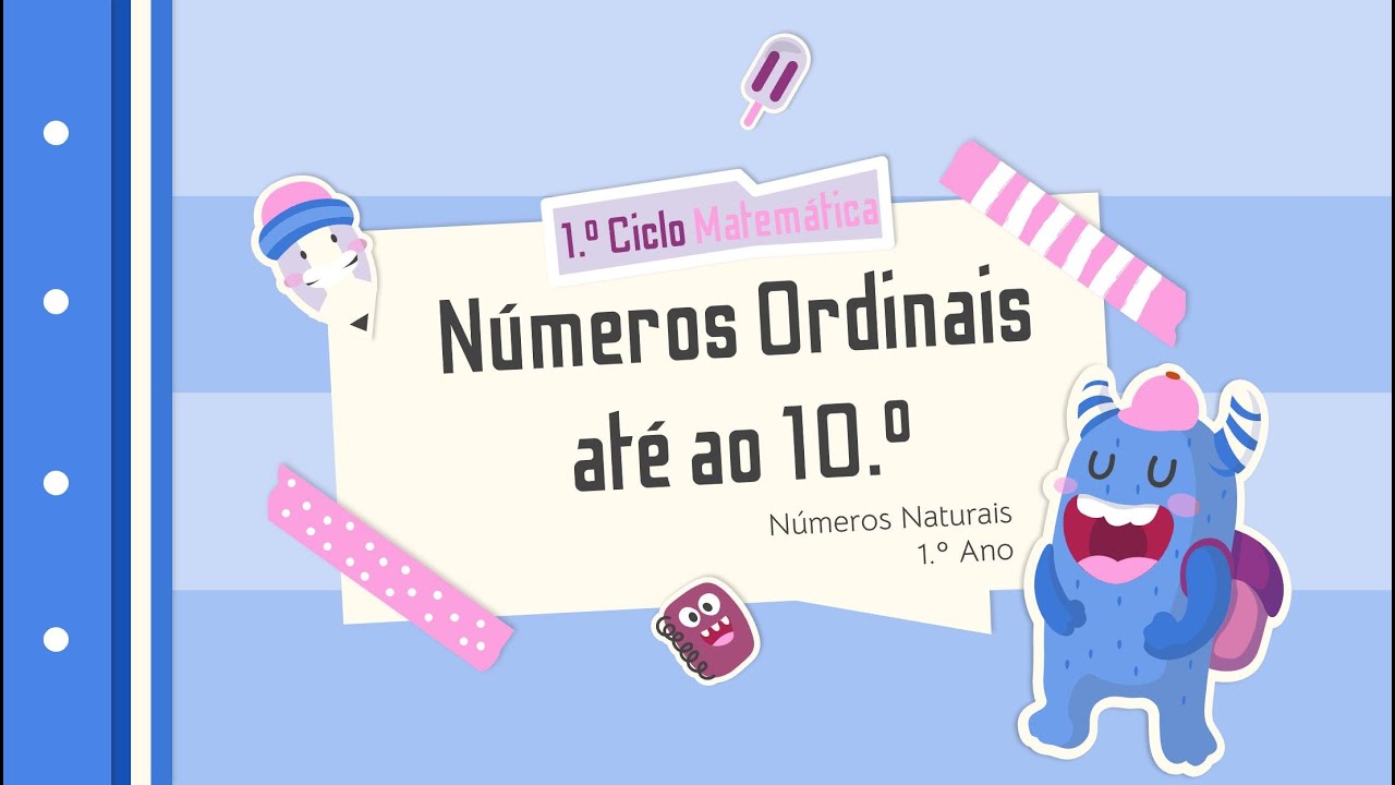 Numeros Ordinais 1 10 Números Ordinai… | Free Interactive