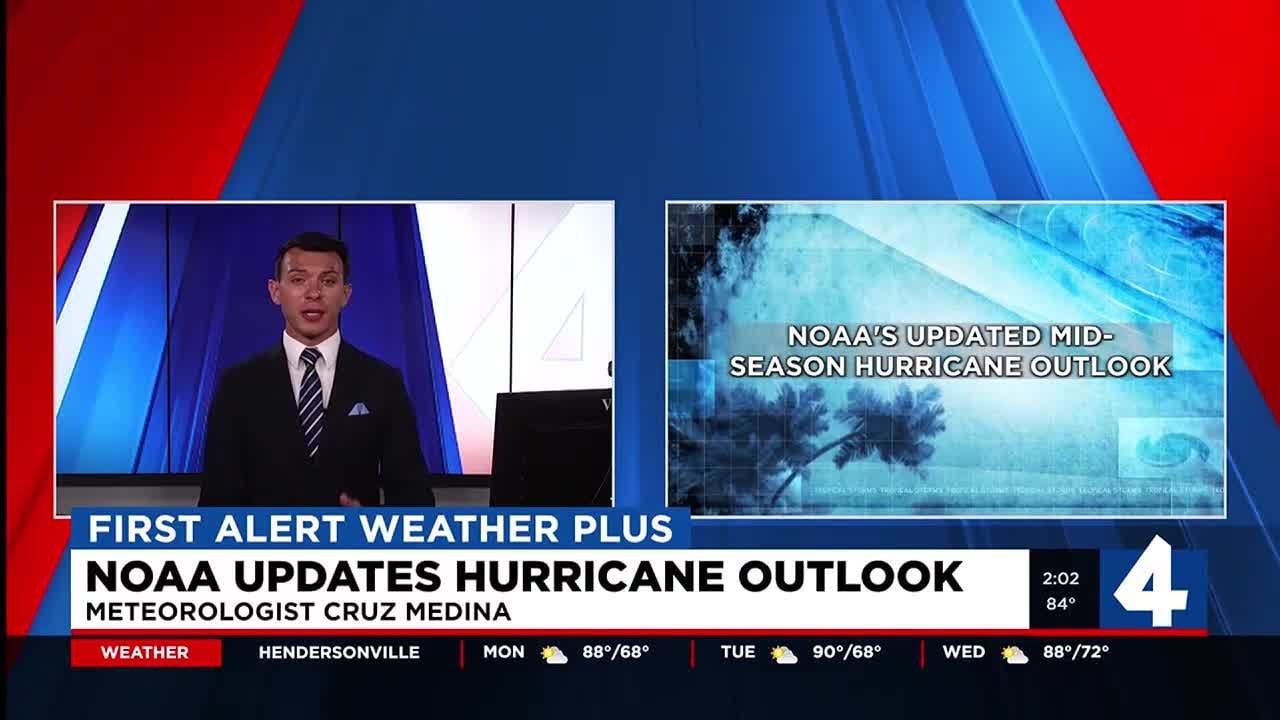 NOAA updates forecast for the rest of hurricane season - YouTube