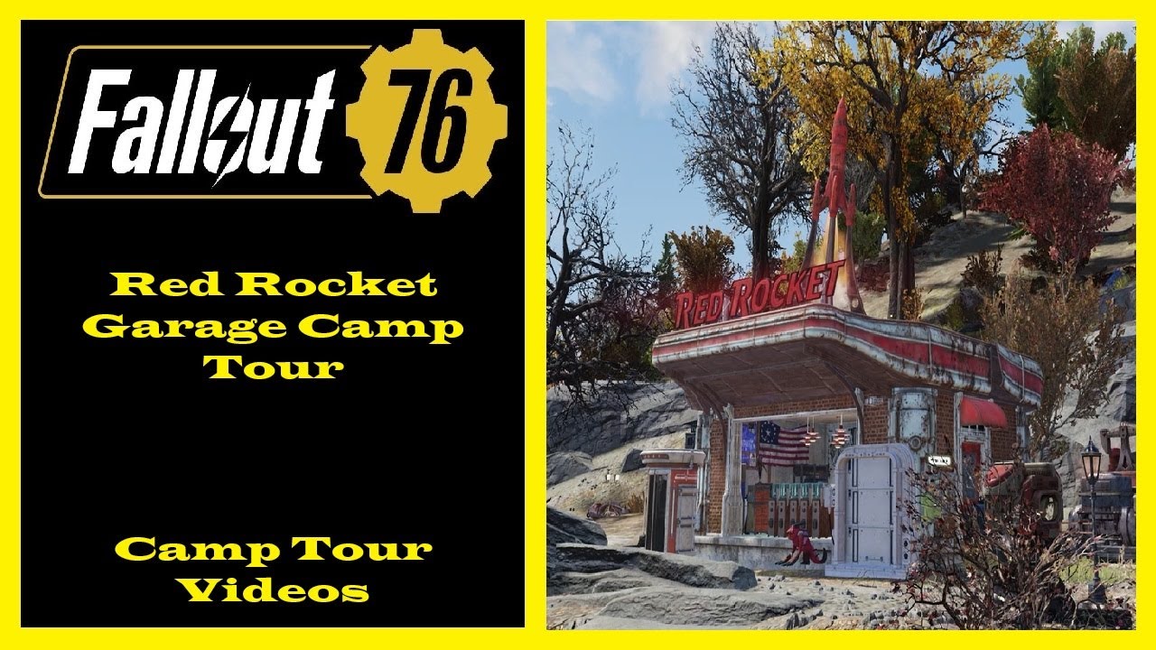 Fallout 76 - Red Rocket Garage Camp Tour - Copper & Steel Extractor ...