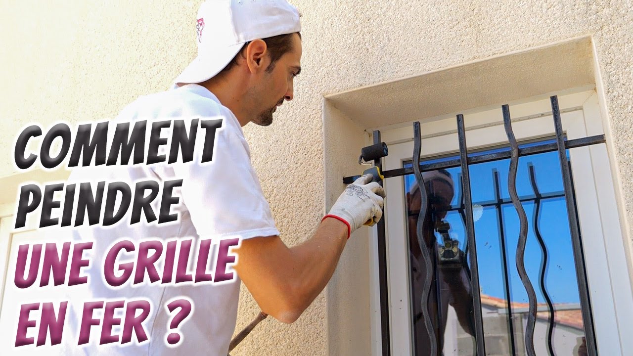 Grille Métallique : Préparation et Peinture Durable 🎨 - YouTube