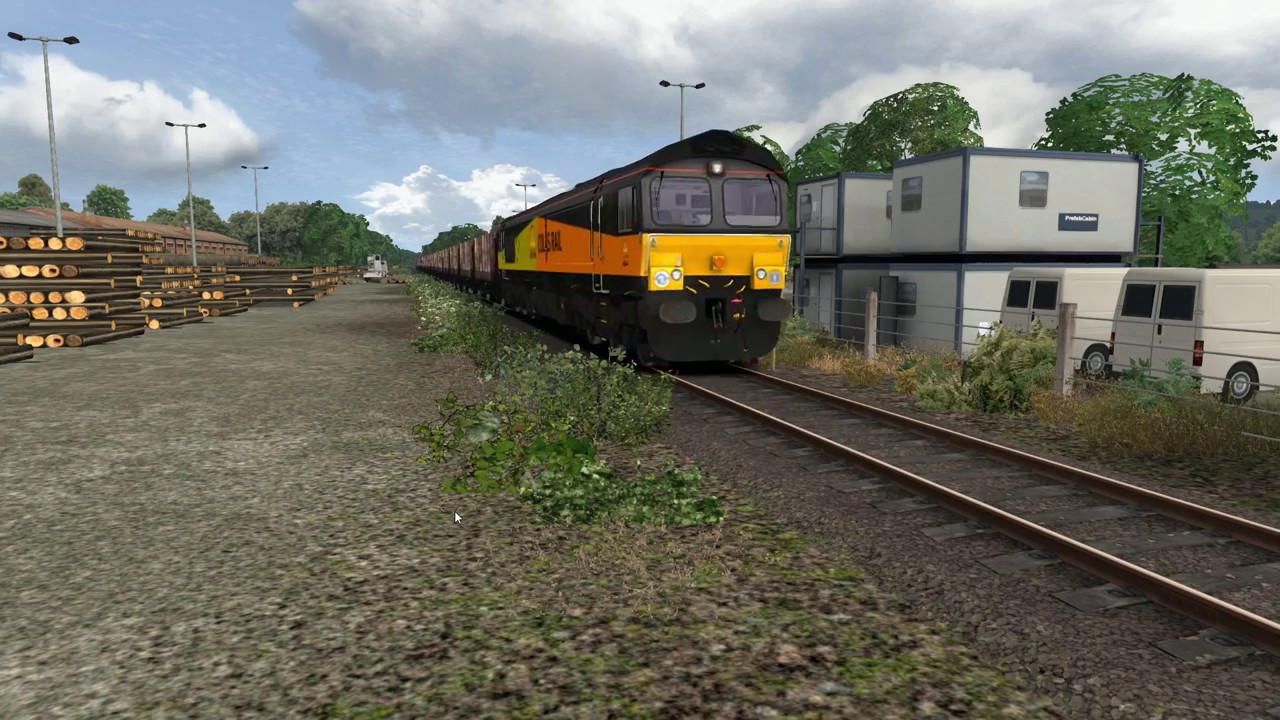Devon Rails: the Heathfield Branch log train scenario part 1 - YouTube
