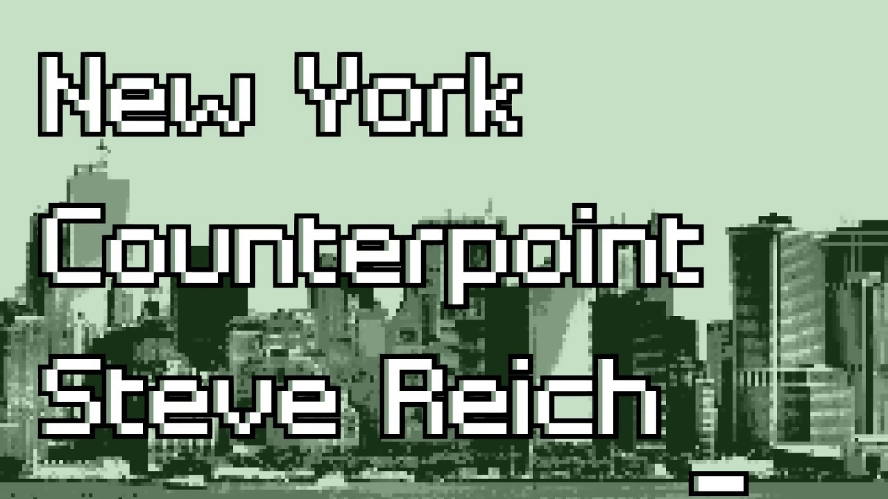 New York Counterpoint - Steve Reich - YouTube