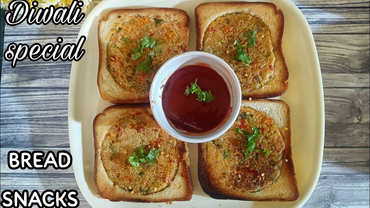 Diwali special | bread vegetable snacks recipe | how to make bread ...
