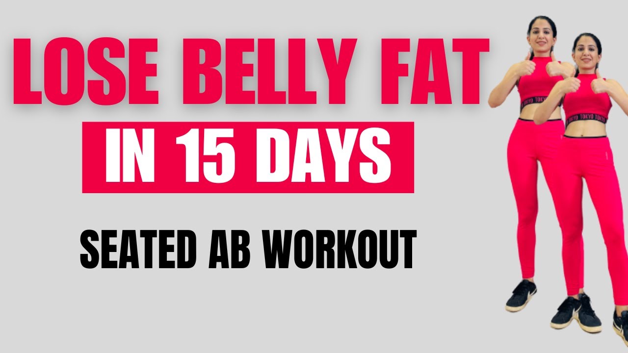 Lose Belly Fat Sitting down | ABS WORKOUT - YouTube