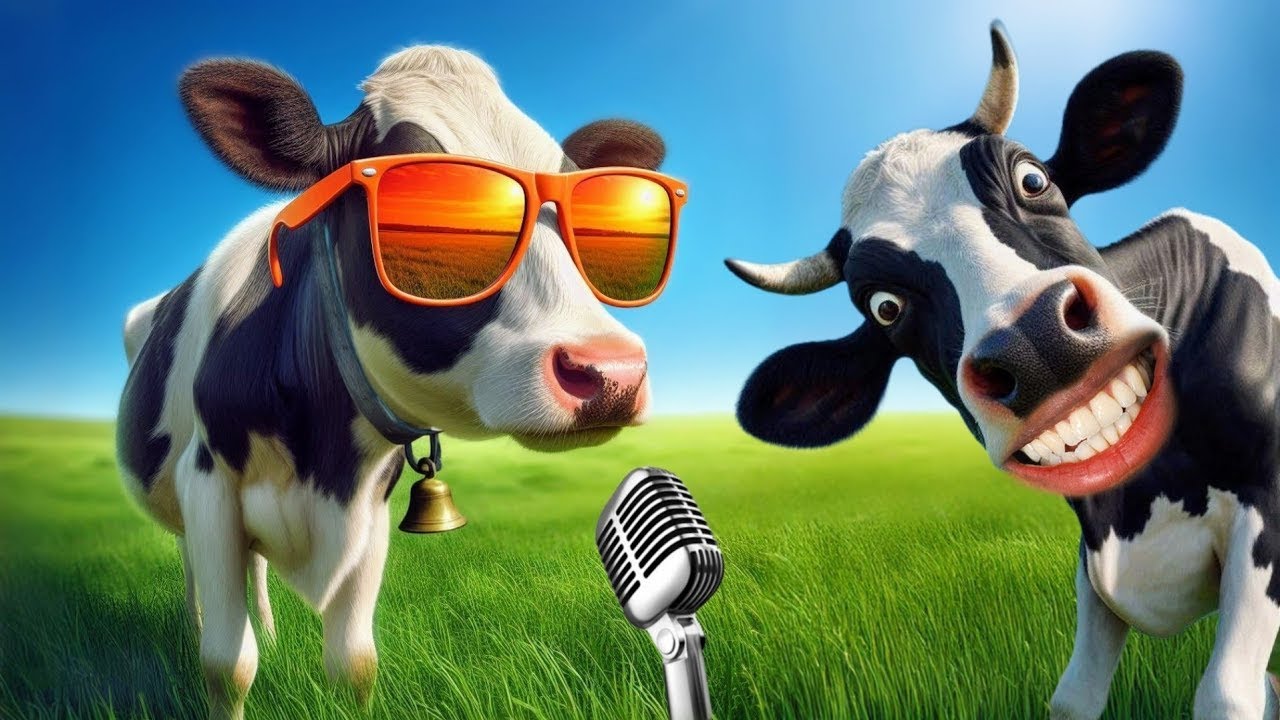 FUNNY COW DANCE FOR 21 MINUTES STRAIGHT | Cow Song & Cow Videos 2024 ...