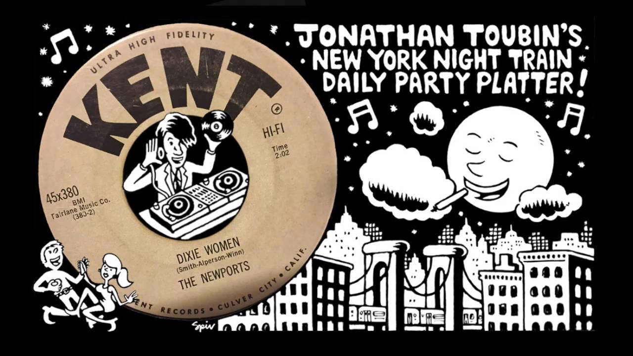 The Newports "Dixie Women" (Kent, 1962): NY Night Train Party Platter ...