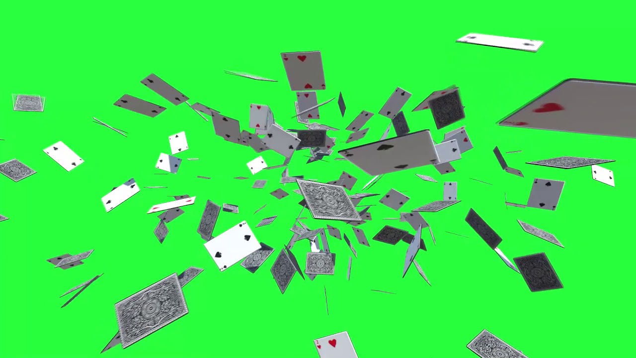 Green Screen Cards Suite of 2's Animation - YouTube