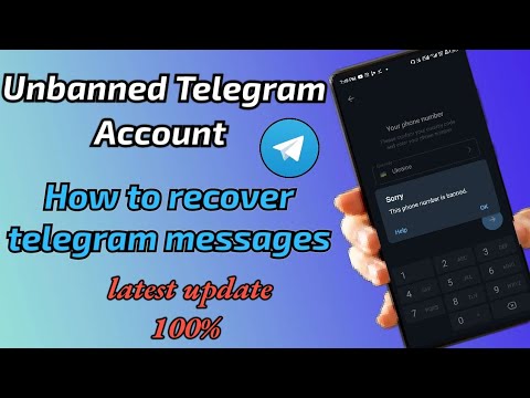 How to unban Telegram account || How to recover banned telegram account ...