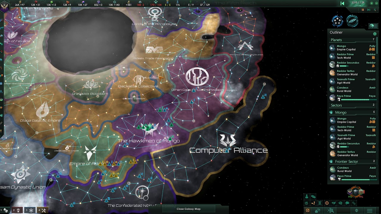 Stellaris Multiplayer- Federations DLC Part4 - YouTube